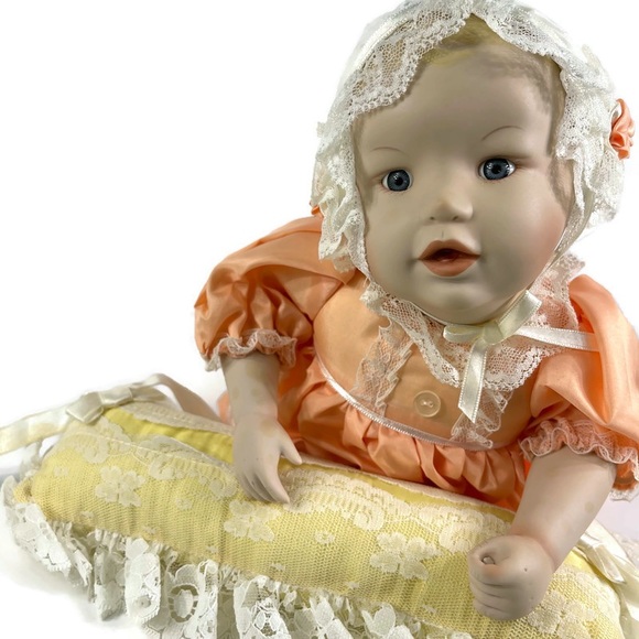 Toys | Heather Porcelain Doll By Edwin M Knowles | Poshmark